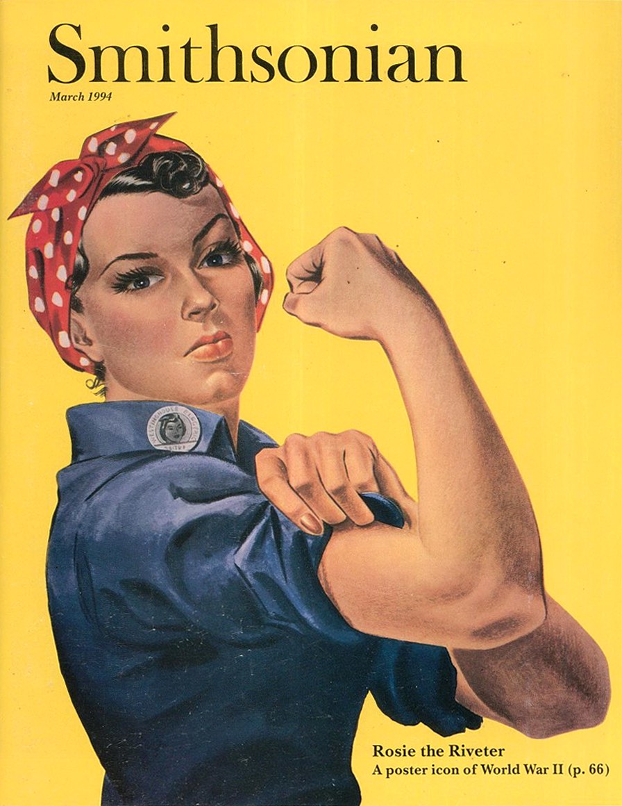 “Rosie la riveteuse”, ou la force au féminin – L'image sociale